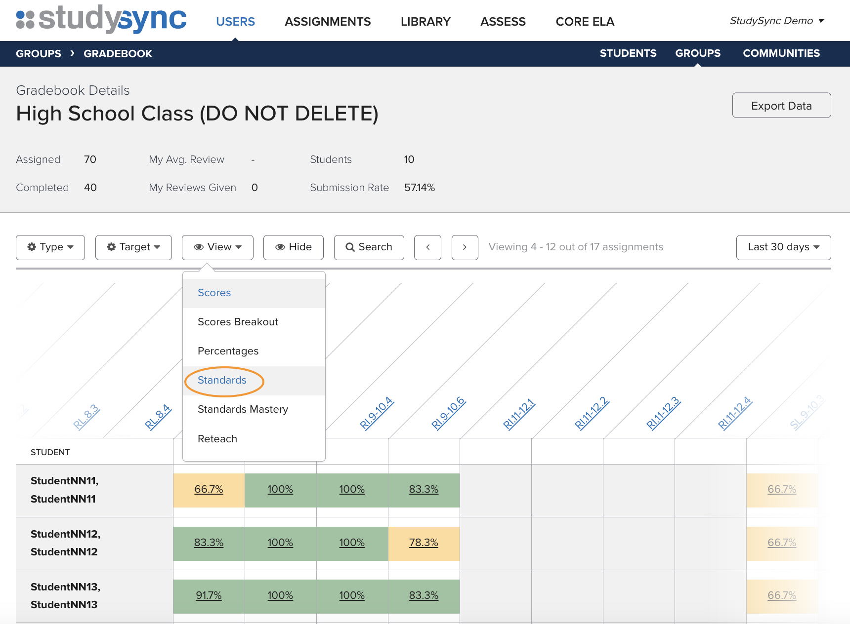Preparing for Assessments