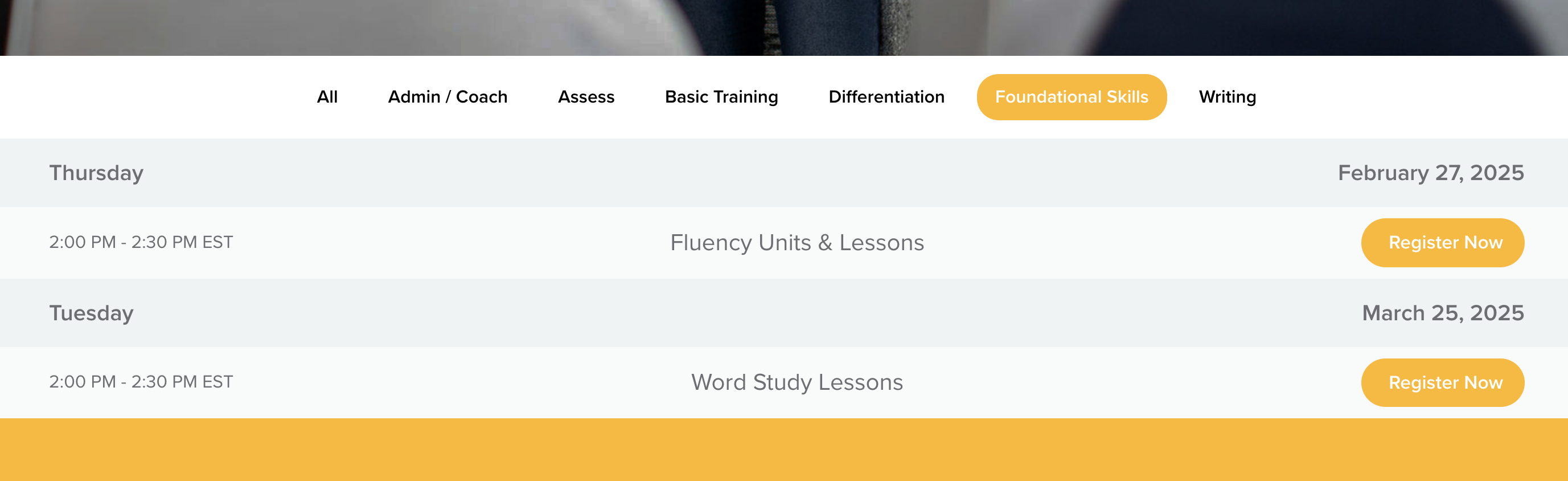 Getting Started with Foundational Skills