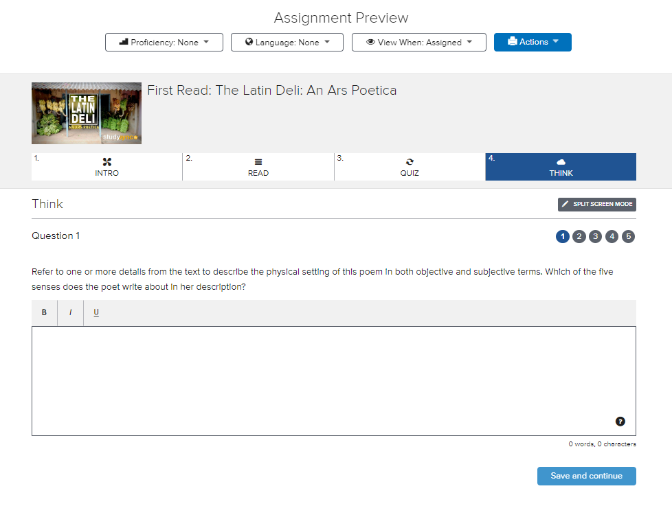 Reading and Writing in the Close Reading Routine