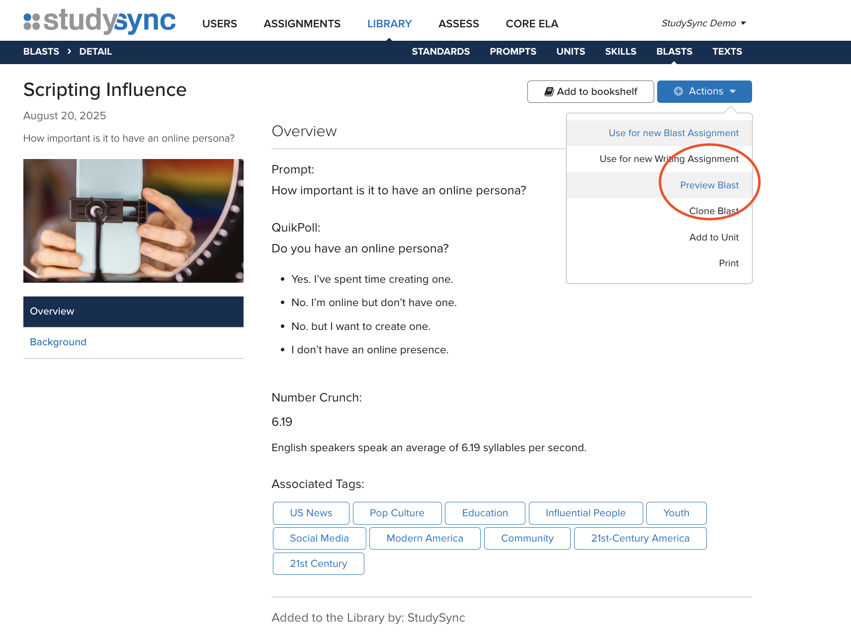 Project the Blast Leaderboard to Fuel Classroom Engagement